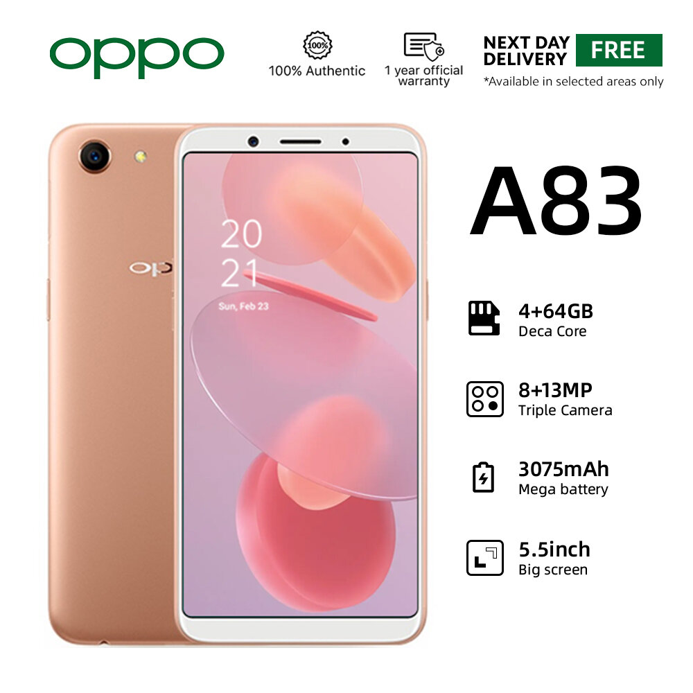 OPPO A83 Smartphone 4GB RAM +64GB ROM 5.7 inch Full Screen Brand New ...