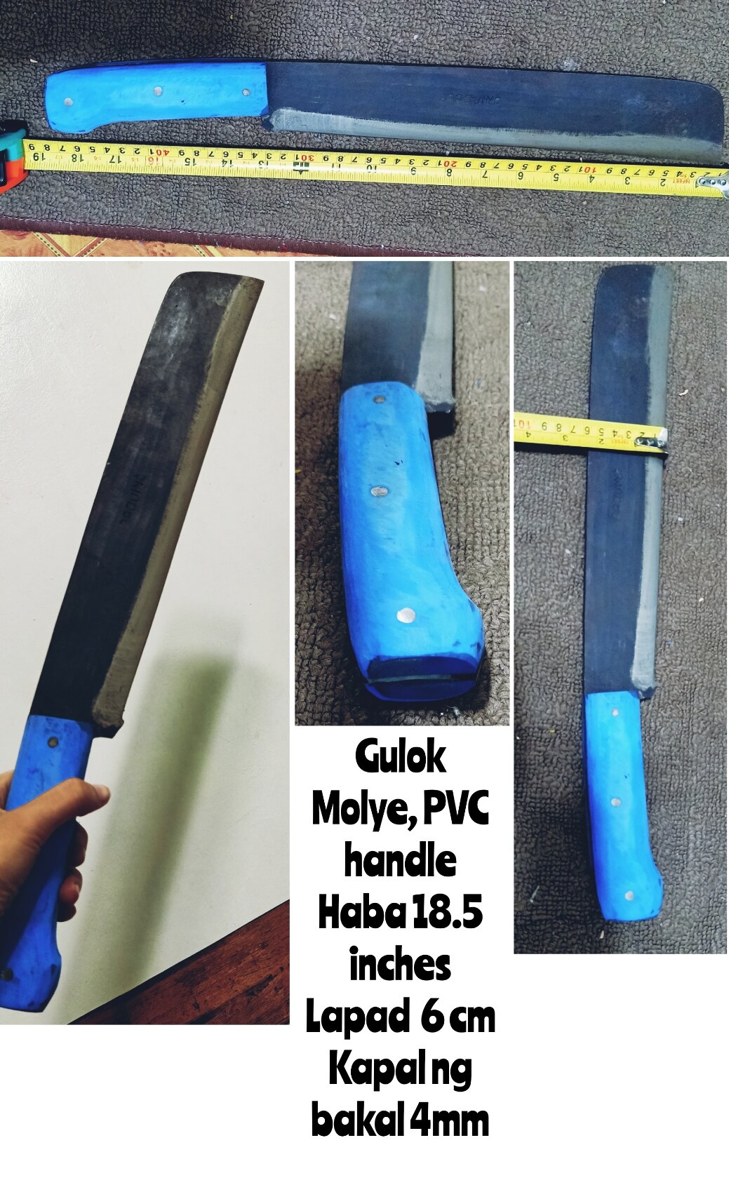 Itak/Gulok PVC handle Molye anb bakal May subo | Lazada PH