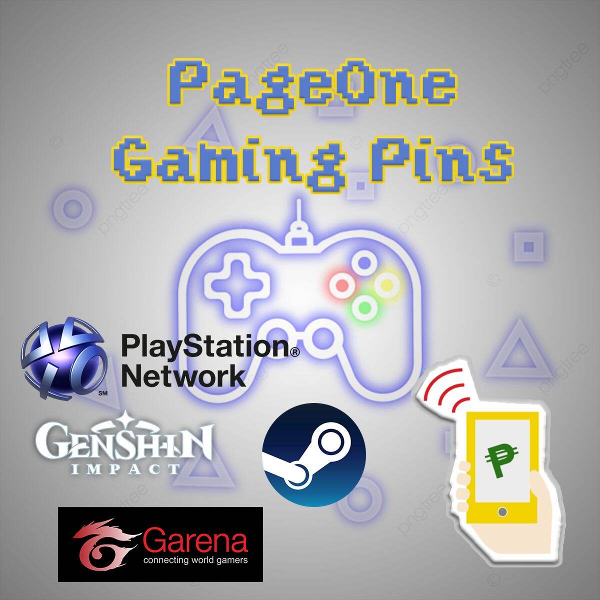 PageOne Gaming Pins