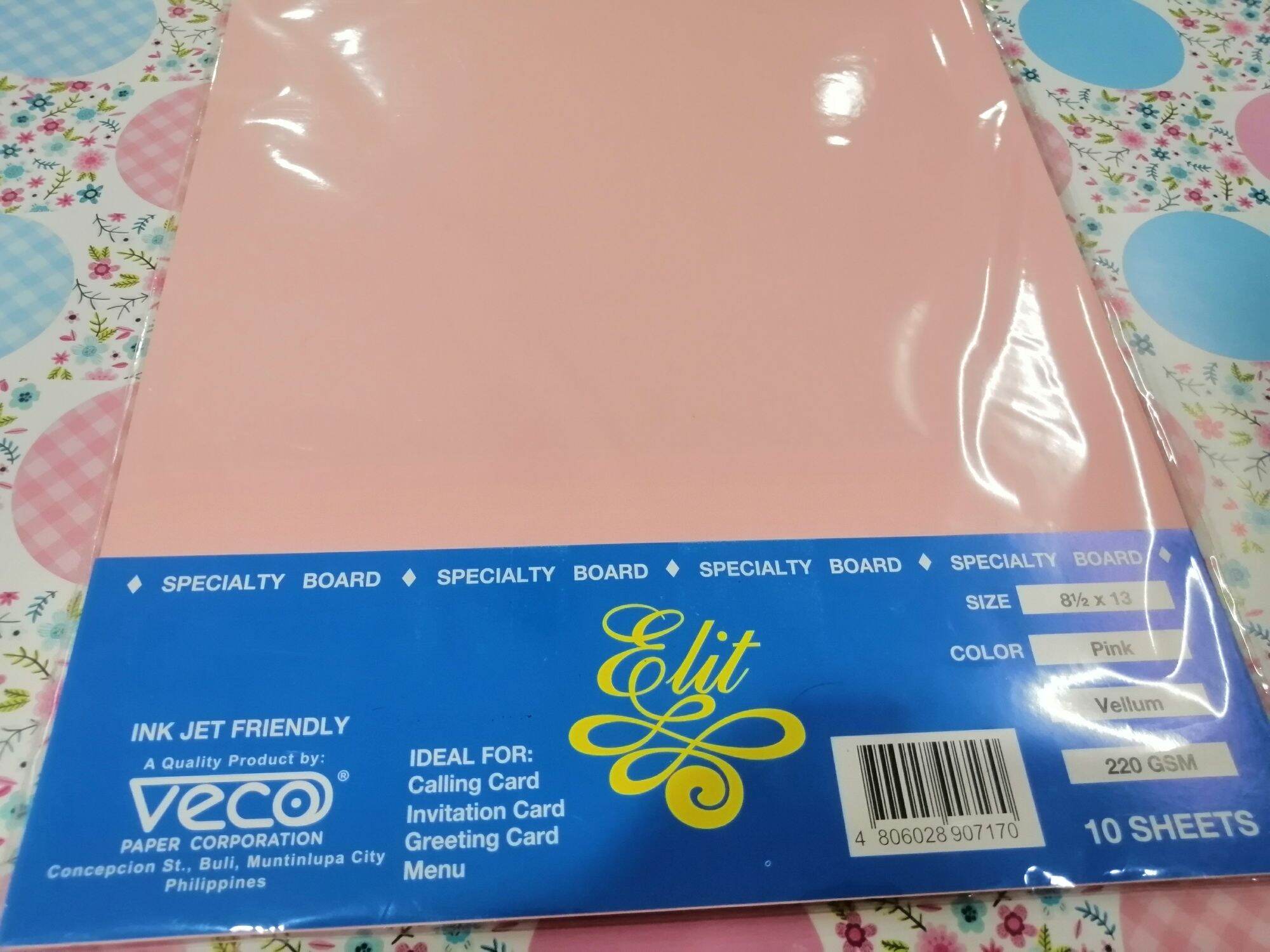 VECO ELIT SPECIAL BOARD PAPER 10 SHEETS SIZE 11 | Lazada PH