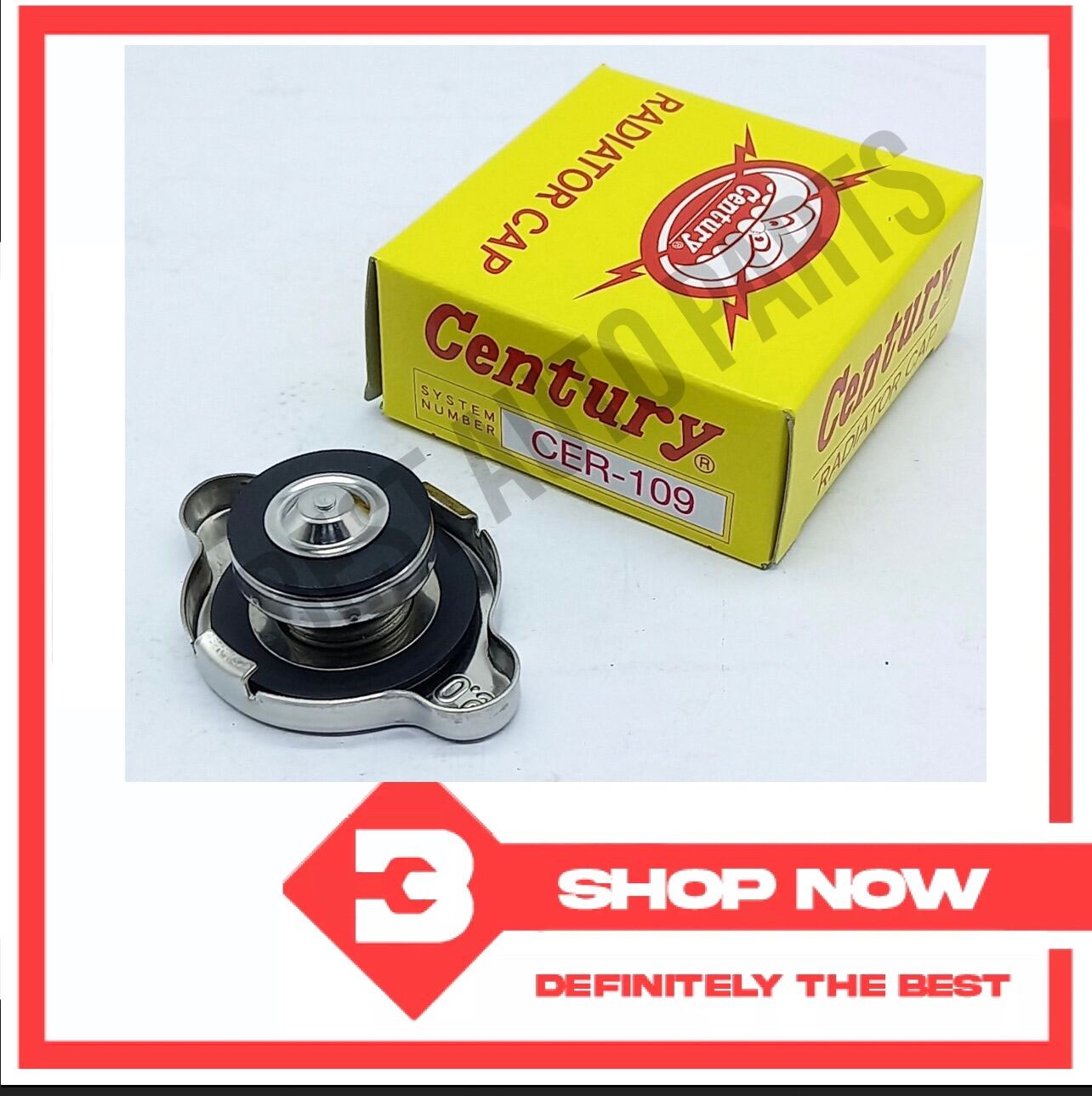 Century Radiator Cap Small type 0.9 kgf/cm3 (88kpa) for Toyota Hiace 2L ...