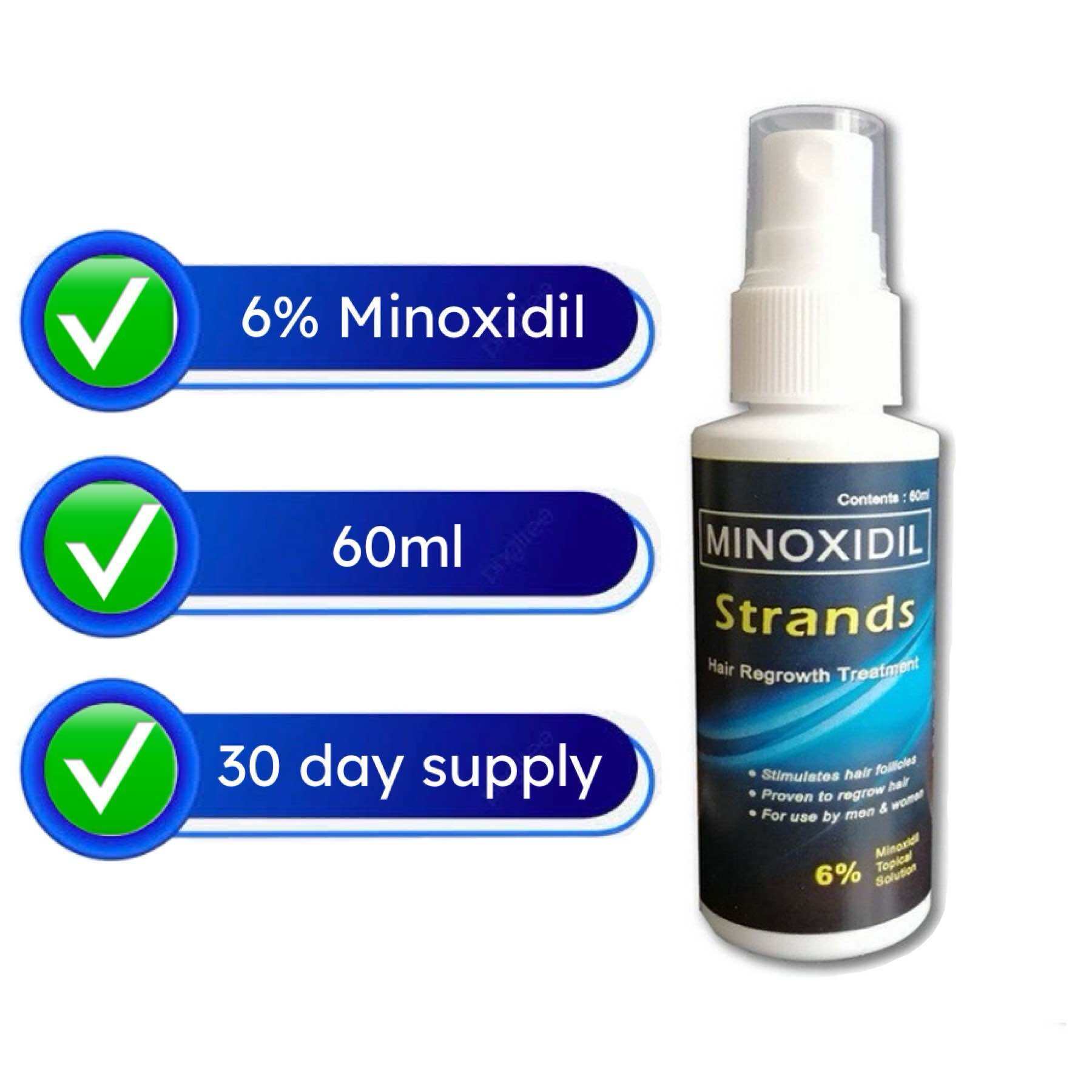 Minoxidil 6% Strands Hair Growth Treatment | Lazada PH