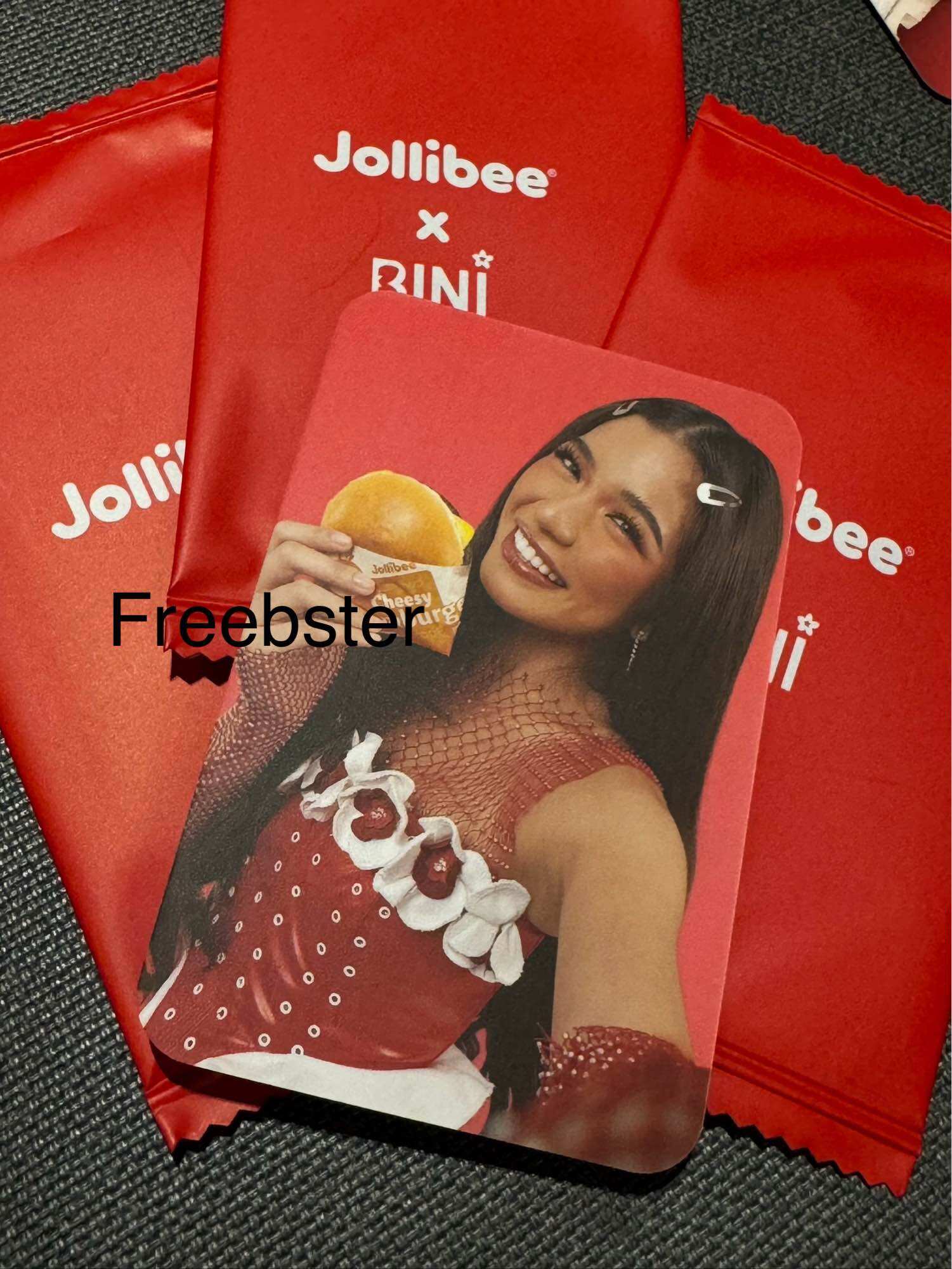 [Original] Jollibee X Bini Photocard (Jollibee Bini Photocard ...