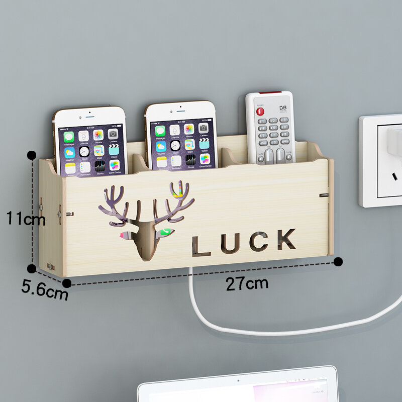 Bedside Wall-Mounted Mobile Phone Storage Holder Rack TV Air ...
