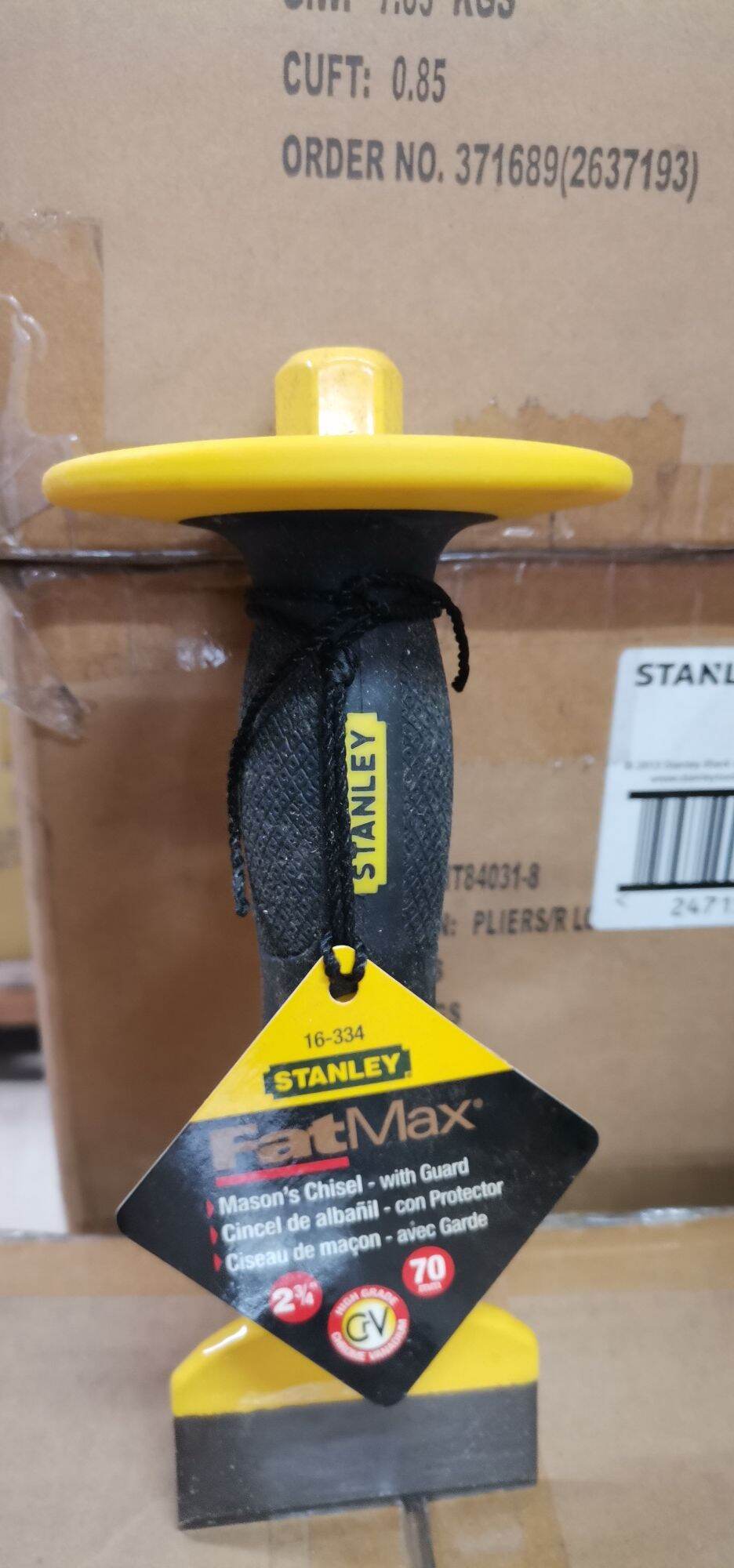 STANLEY " FAT MAX" CONCRETE CHISEL W/HANDGUARD #16-331(FLOOR CHISEL 3 ...