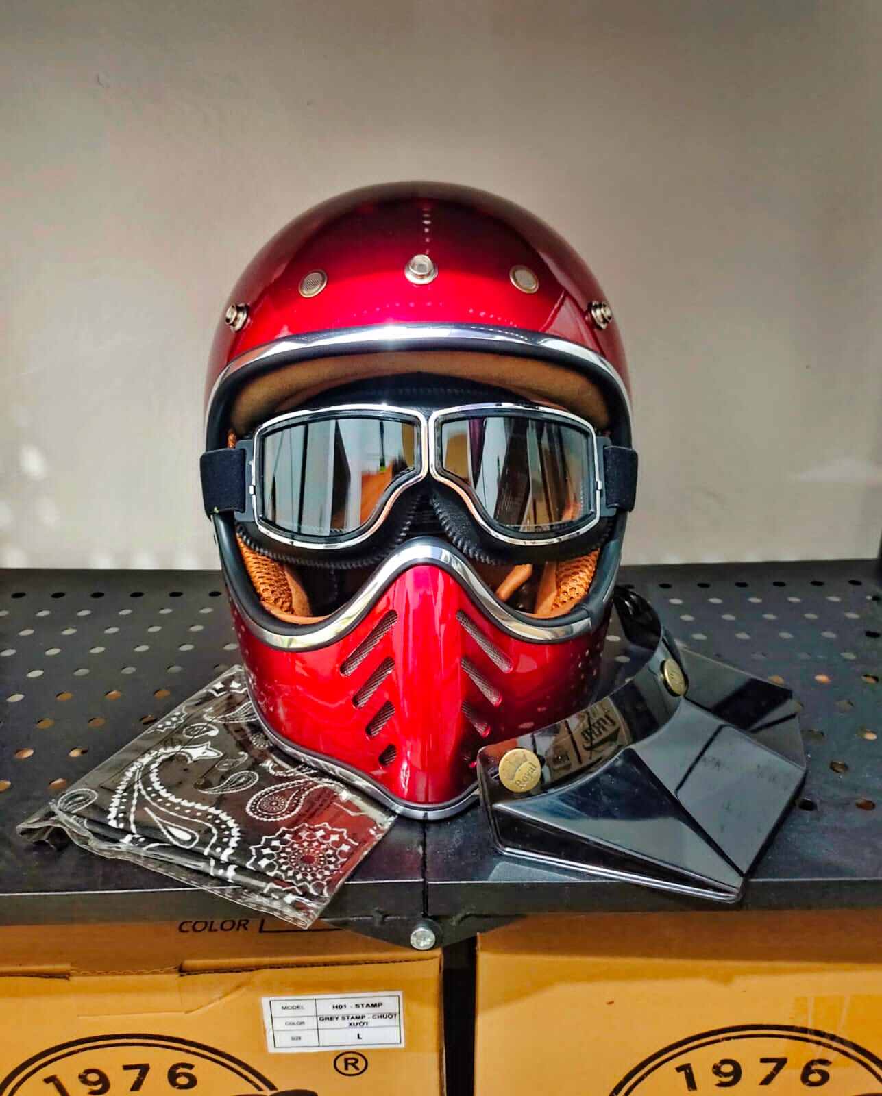 VRM / Royal classic premium h1 helmet | Lazada PH