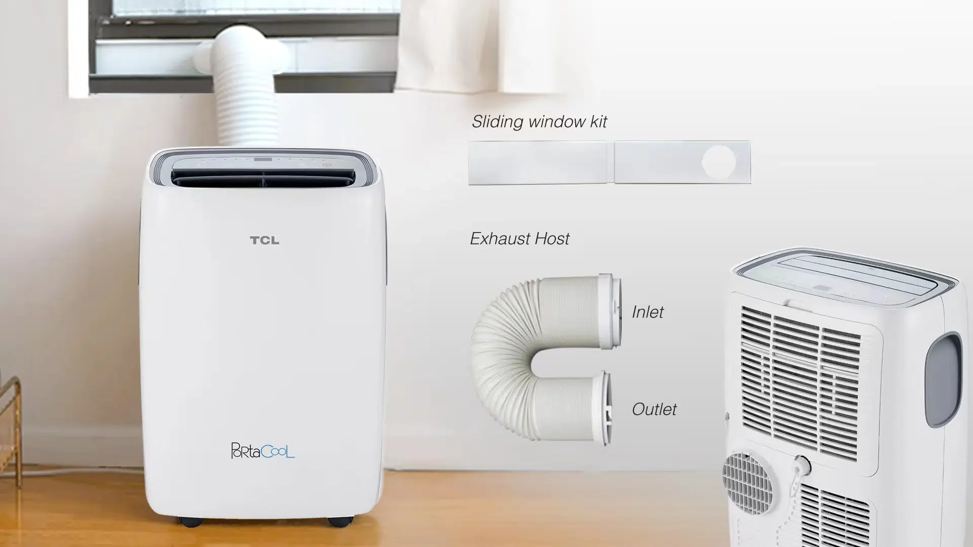 TCL 1HP PORTABLE AIRCON TAC09CPA W Tcl Portable Air Conditioner 9000 Btu Air Conditioner Energy Efficient Air Conditioner Local Manufacturer Warranty Lazada Lazada PH