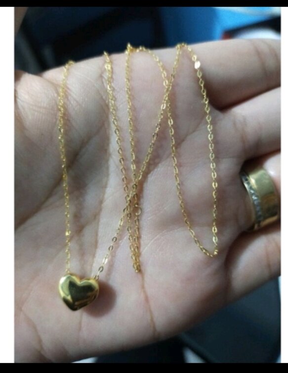 COD 18K IVANA HEART IN TAUCO CHAIN | Lazada PH