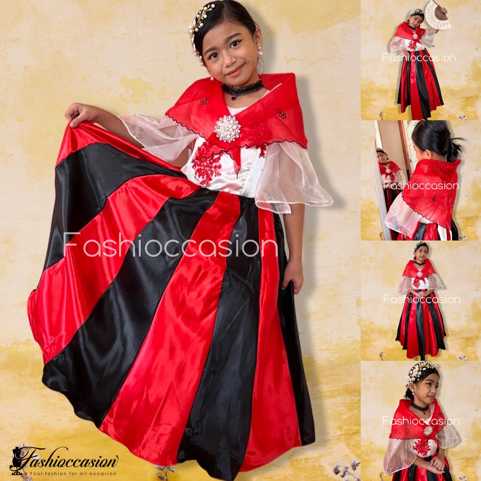 MARIA CLARA SALIT INSPIRED Filipiniana Costume for Kids - Buwan Ng Wika | Lazada PH