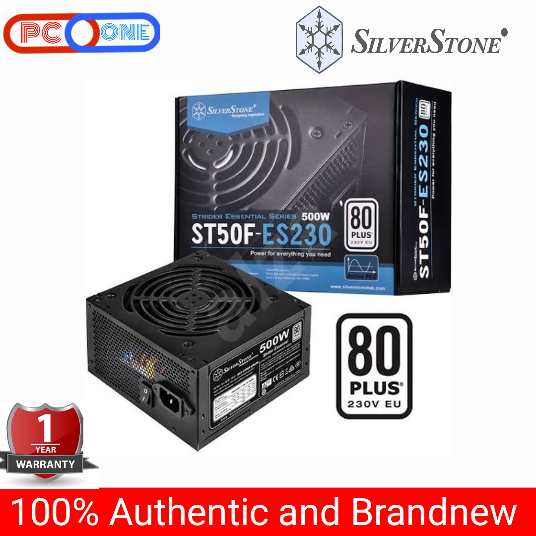 SST-ST50F-ES230 SilverStone Strider Essential 500W 80PLUS® APFC Non ...