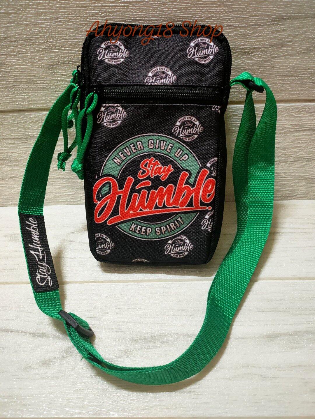 Stay Humble Long Wallet Sized 5x8" Mini Sling Crossbody Shoulder Bag ...