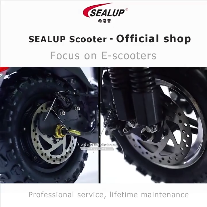 Warranty 1 Year SEALUP Q7 Off-road Electric Scooter 500W/1000W Speed ...