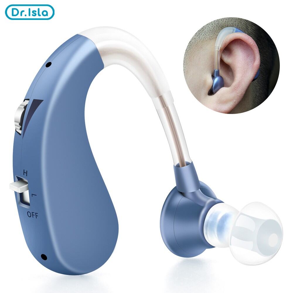 Dr.isla Original Hearing Aid rechargeable For Elder Behind Ear Hearing ...