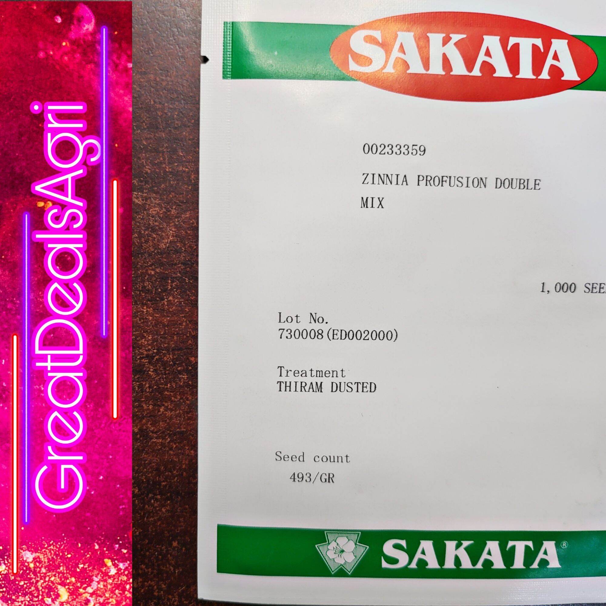 PROFUSION DOUBLE MIX F1 HYBRID ZINNIA SEEDS (1000 SEEDS) SAKATA SEEDS | Lazada PH