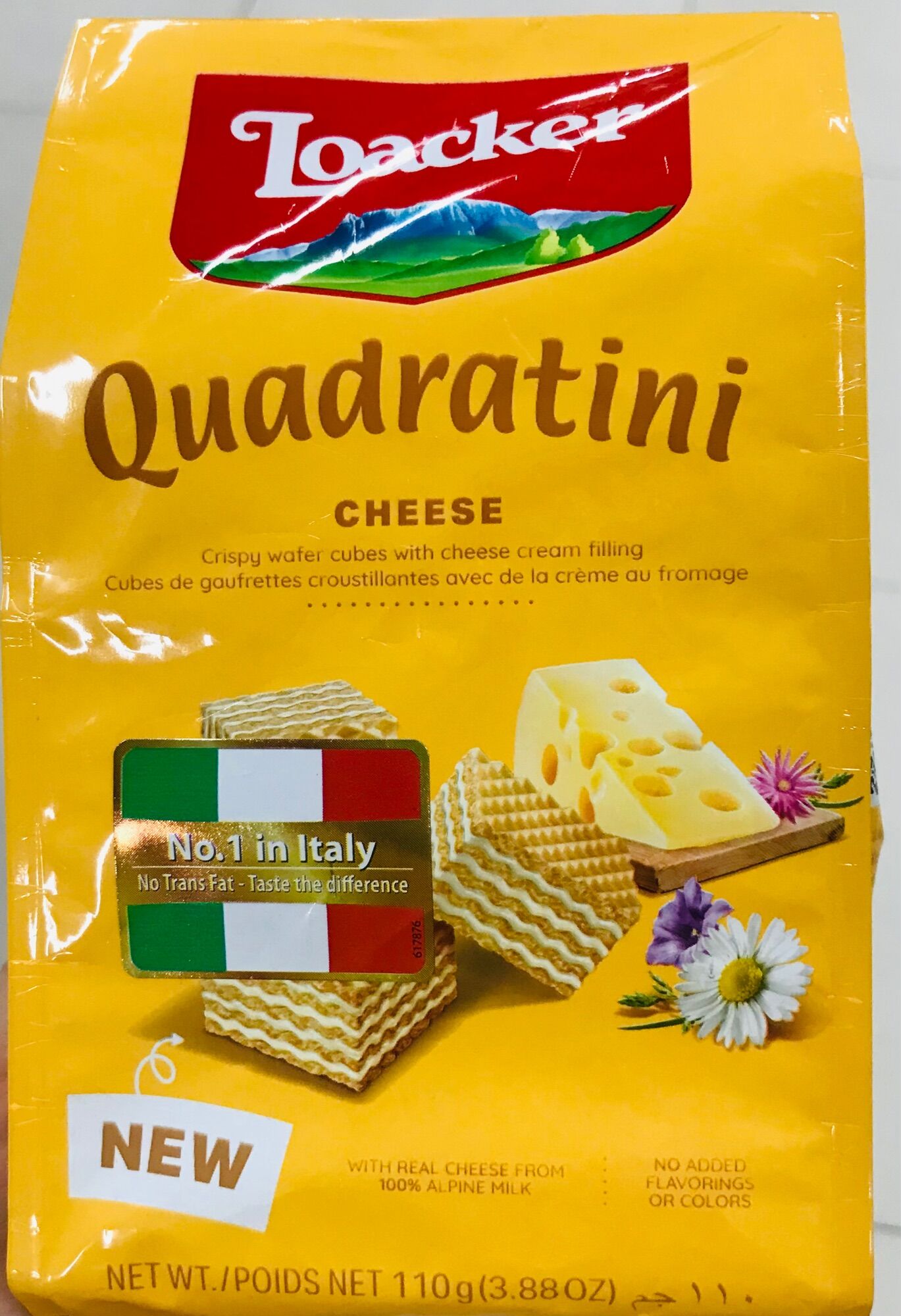 110g Loacker Cheese Quadratini Wafer | Lazada PH