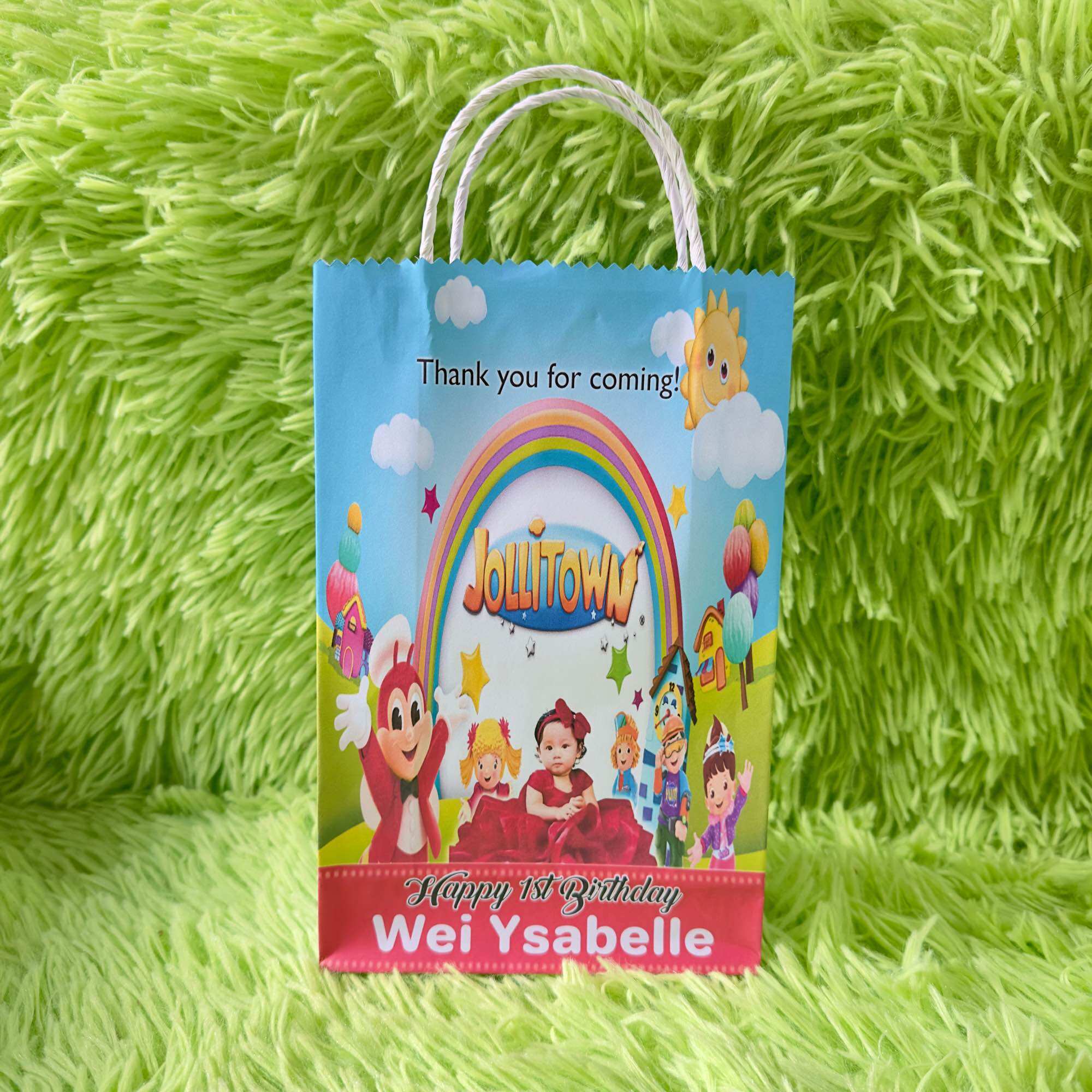 Jollibee Jollitown design 2 free Customize name lootbag sold per 10pcs ...