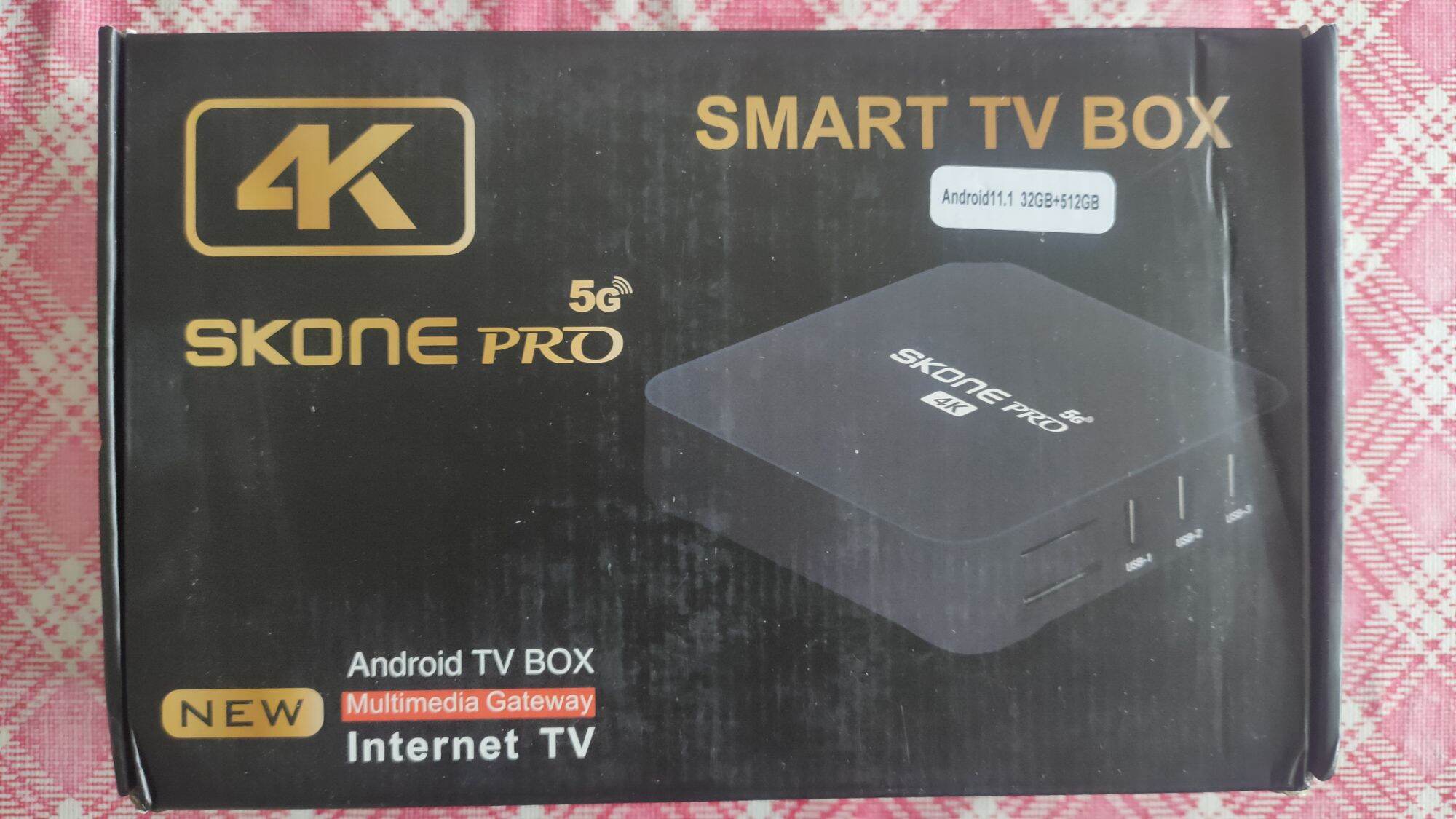 Skone Android TV Box 11.1 OS Latest KD S905W 4K 2.4GHz WIFI Quad Core ...