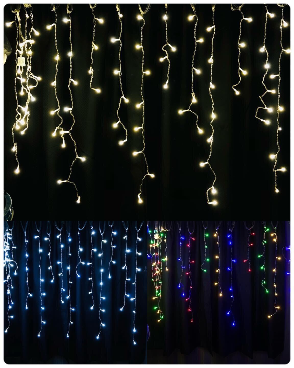 LED Curtain Christmas Light (100 Light) Frosted | Lazada PH