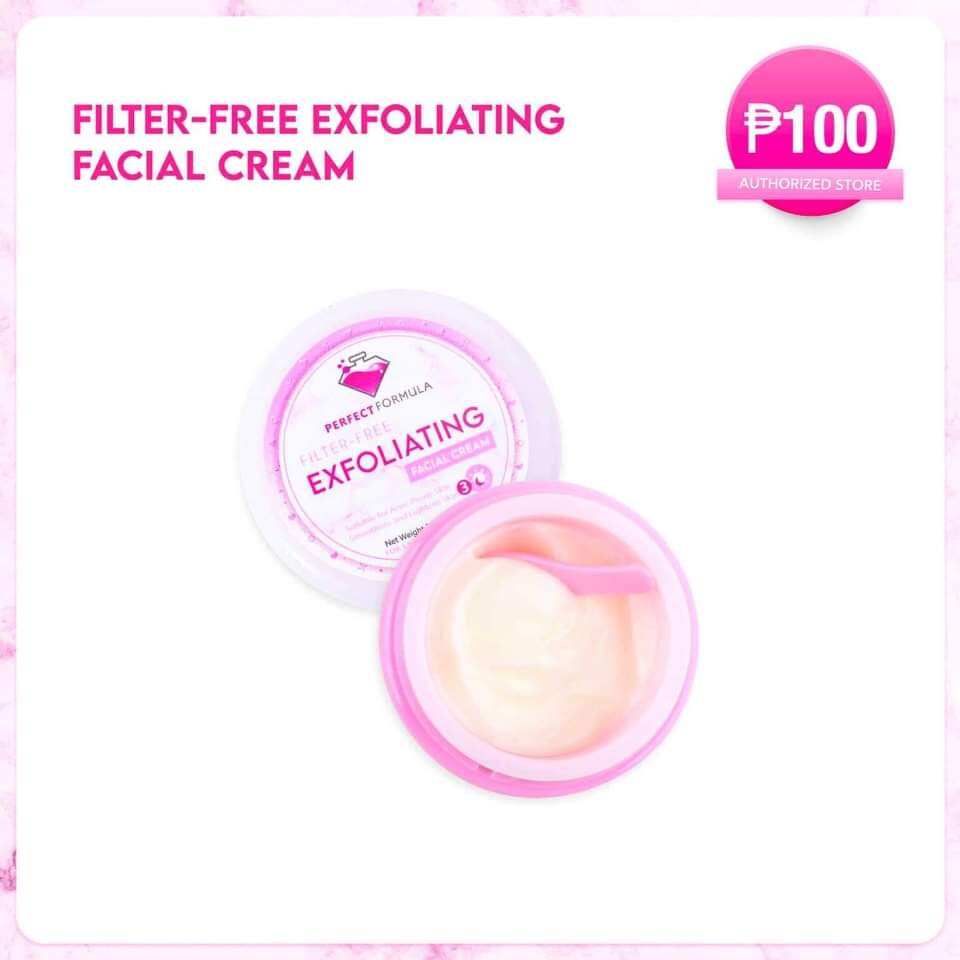 Filter Free Exfoliating Facial Cream Perfect Formula by Brilliant Skin ...
