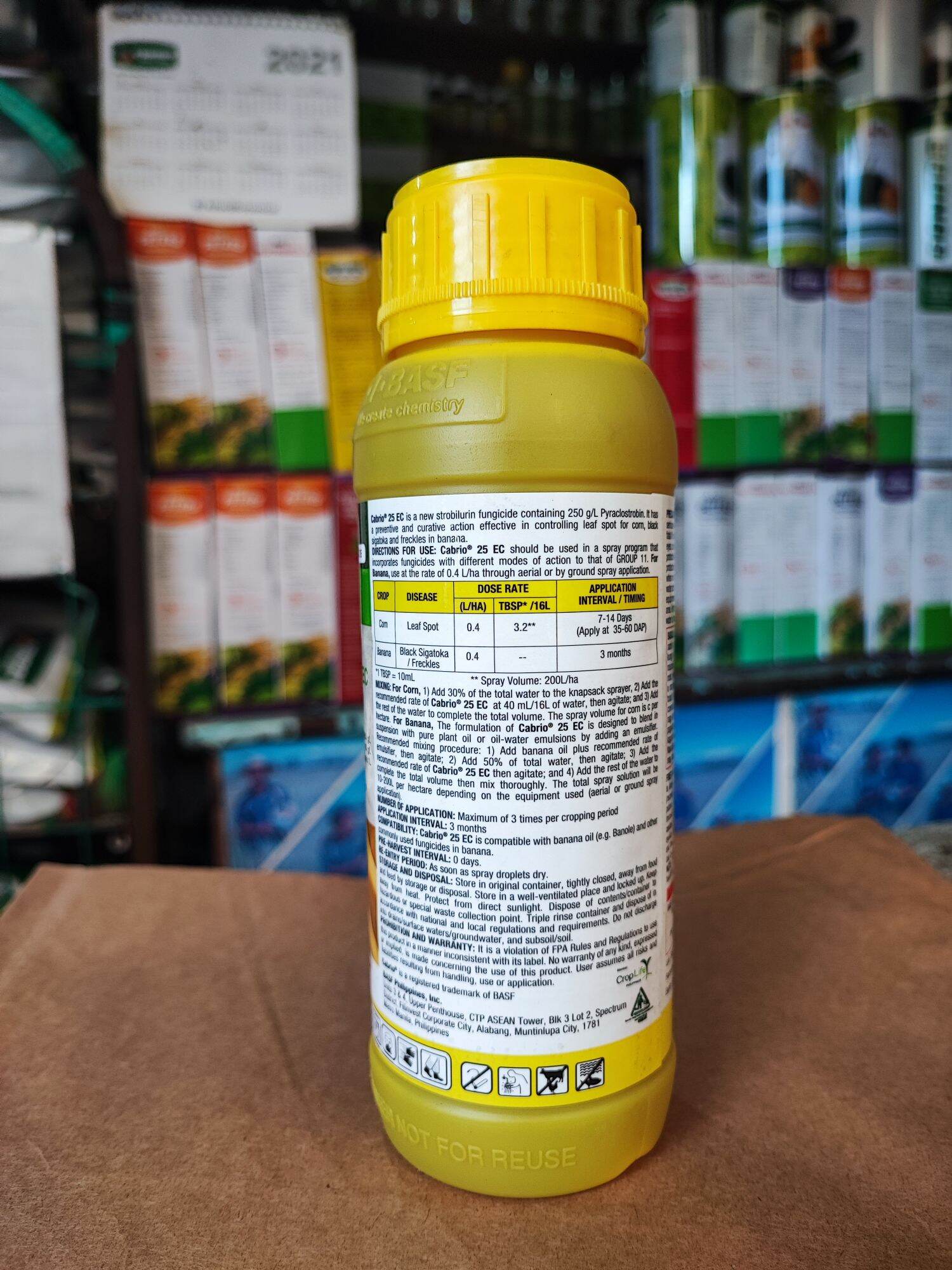 Cabrio (Pyraclostrobin) Fungicide - BASF | Lazada PH