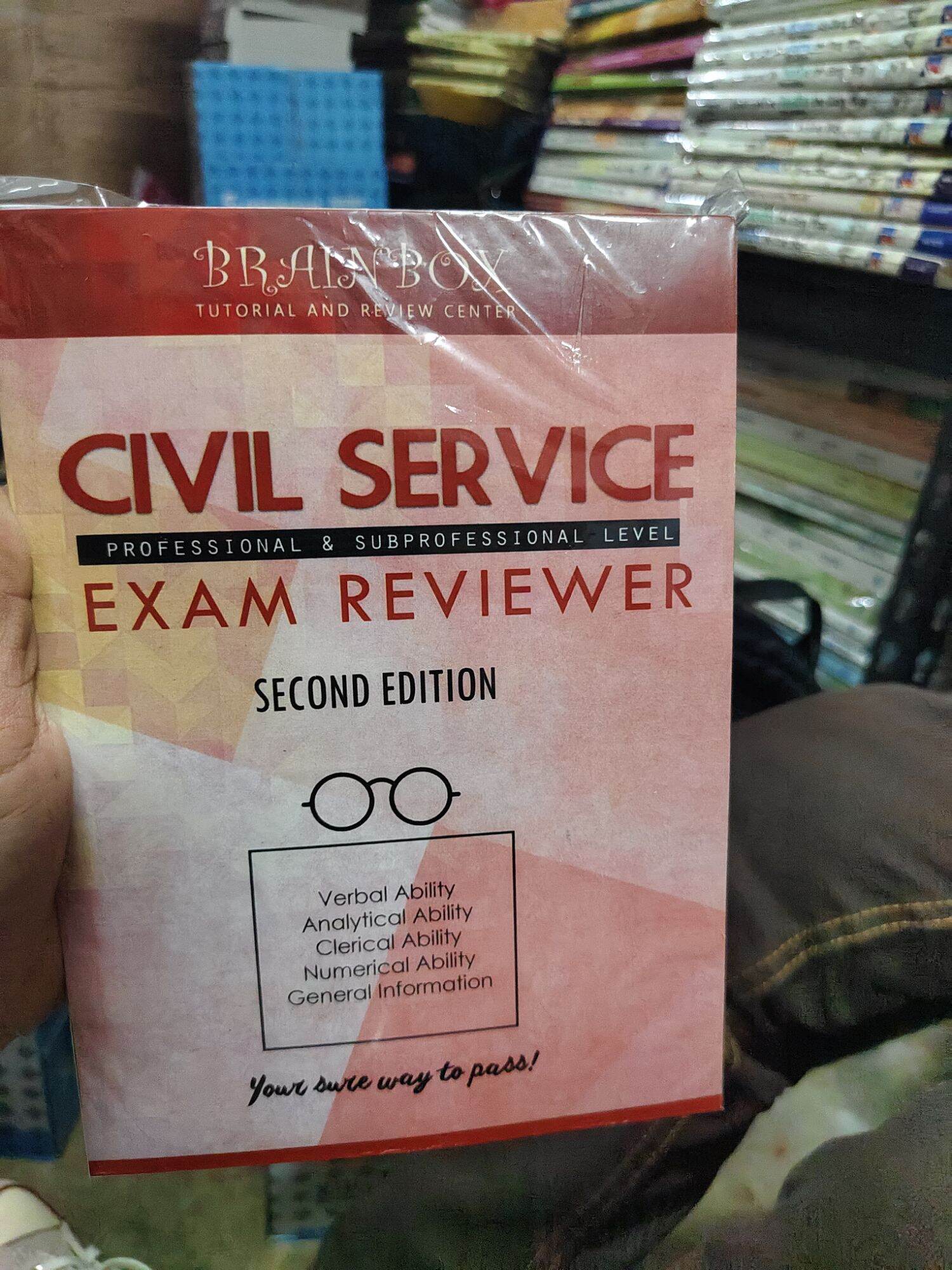 civil service exam reviewer brainbox | Lazada PH