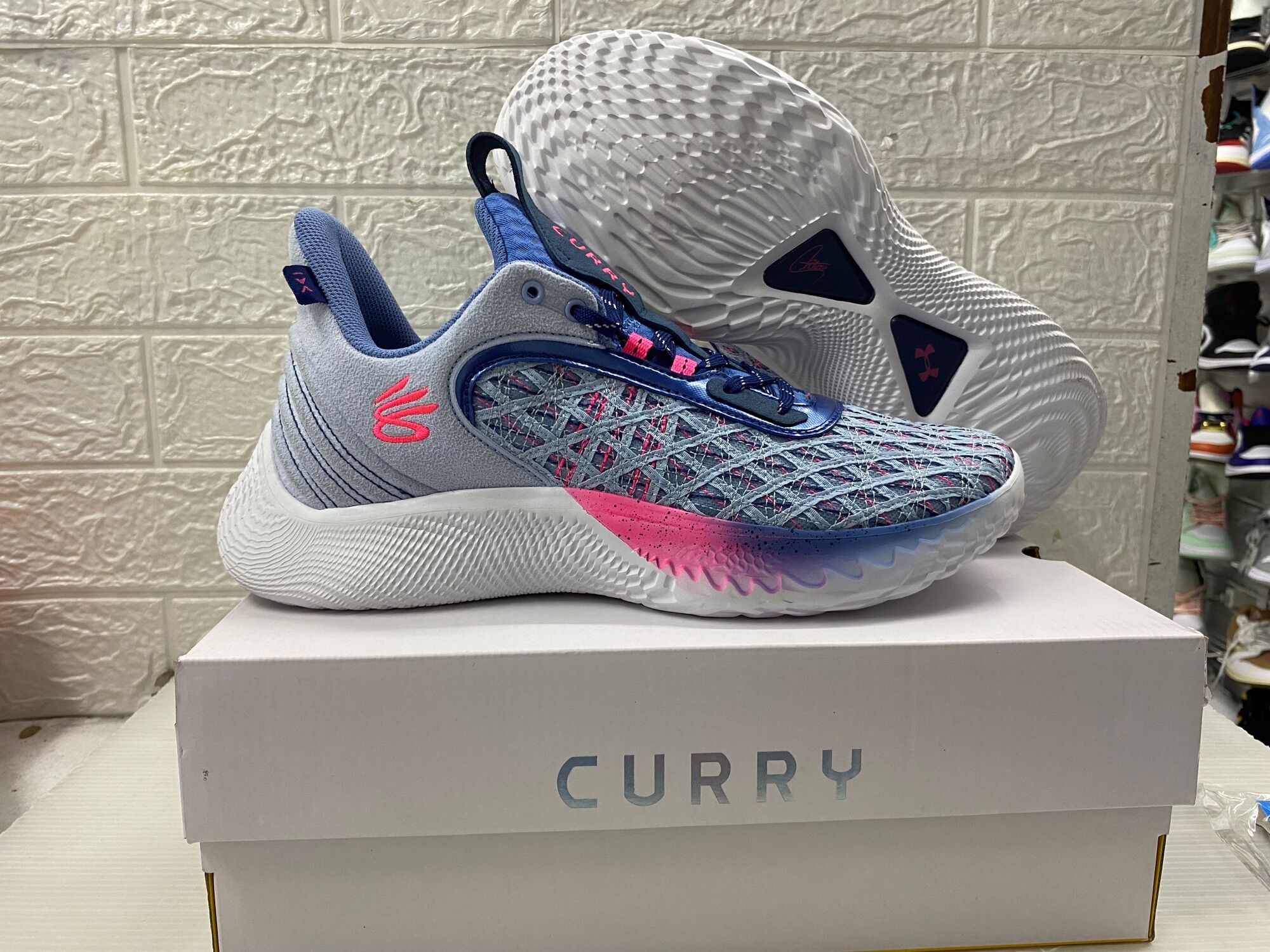 CURRY 9 Blue Pink 'UA Curry 9 | Lazada PH