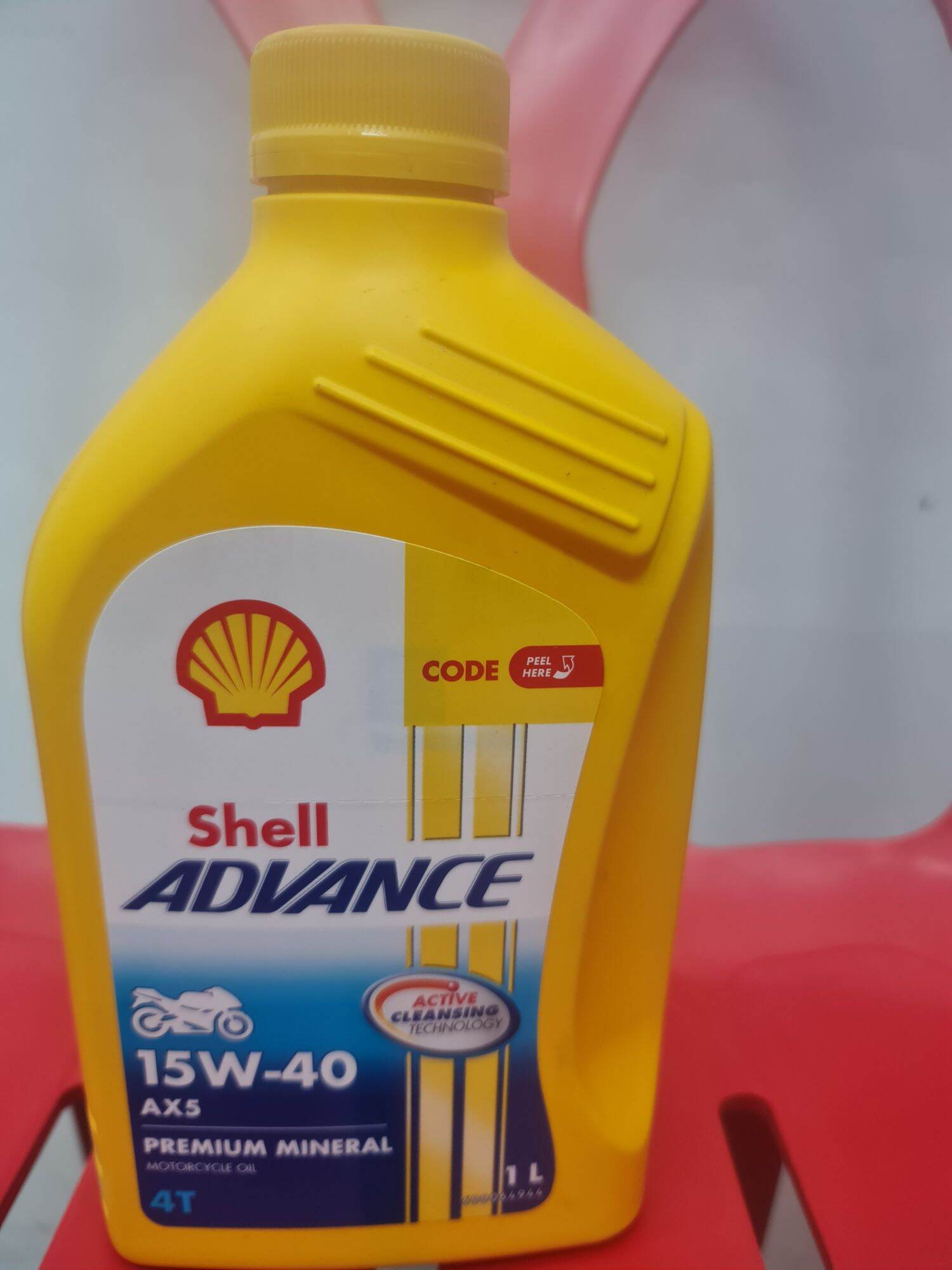 Shell ADVANCE 15W-40 AX5 PREMIUM MINERAL MOTORCYCLE OIL4T 1L | Lazada PH