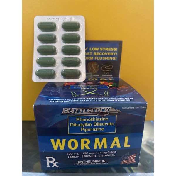 10 Tablets WORMAL DEWORMER ANTHELMINTIC | Lazada PH