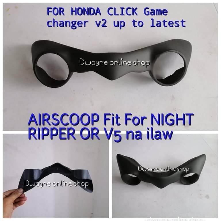 HONDA CLICK V2/gamechanger AIRSCOOP FOR MDL V5/NIGHT RIPPER | Lazada PH