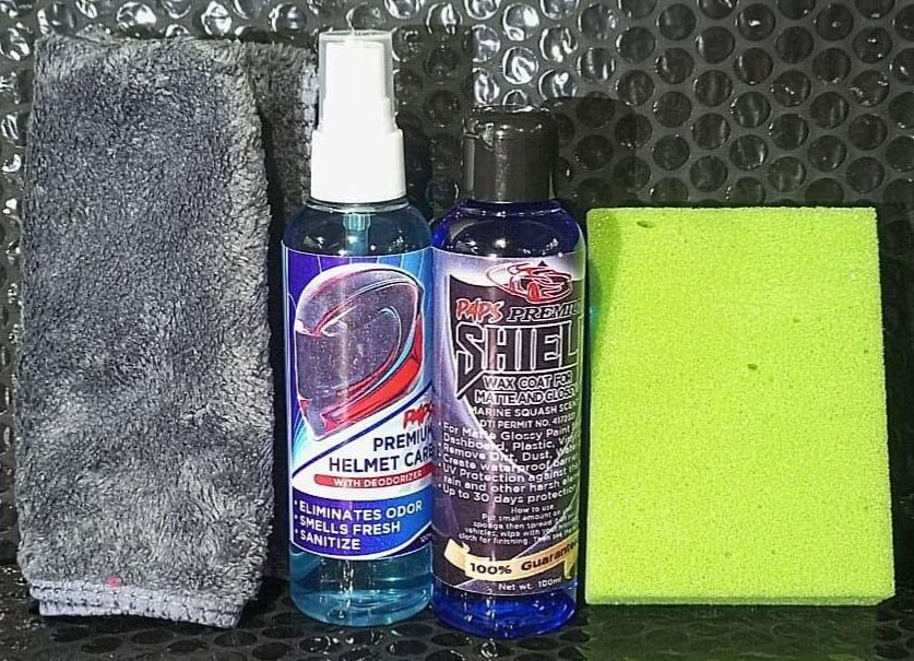 Shield Wax Glossy/Matte Coat (PREMIUM) Freebies: Helmet Refreshener ...