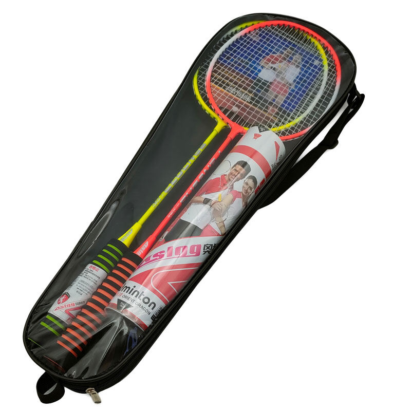 Aosaurus Badminton Racket Genuine Double Shot Ymqp Men Women 2 PCs Set ...