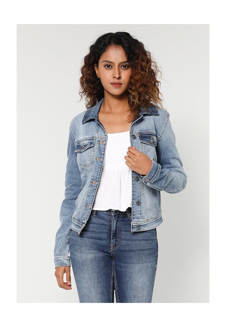 Denim Jacket Crop Lazada Ph