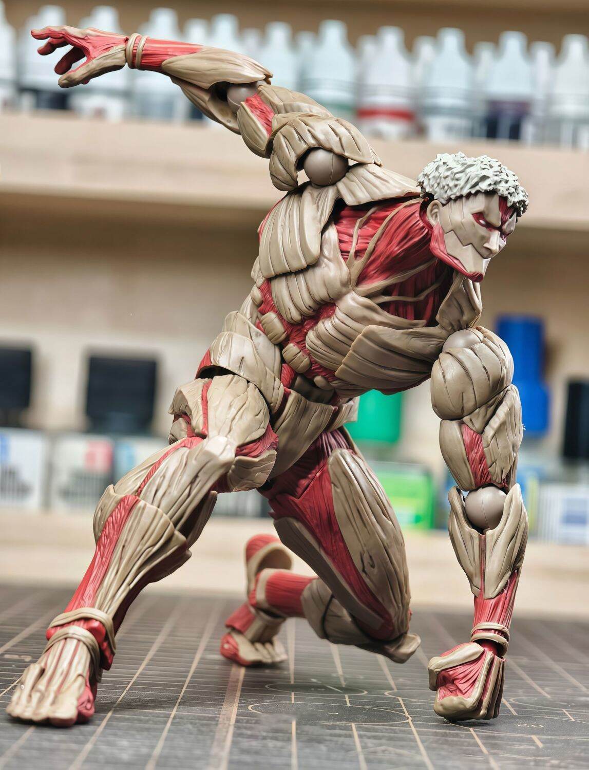 In Stock Attack On Titan Figure The Armored Titan Action Figures Pvc ...