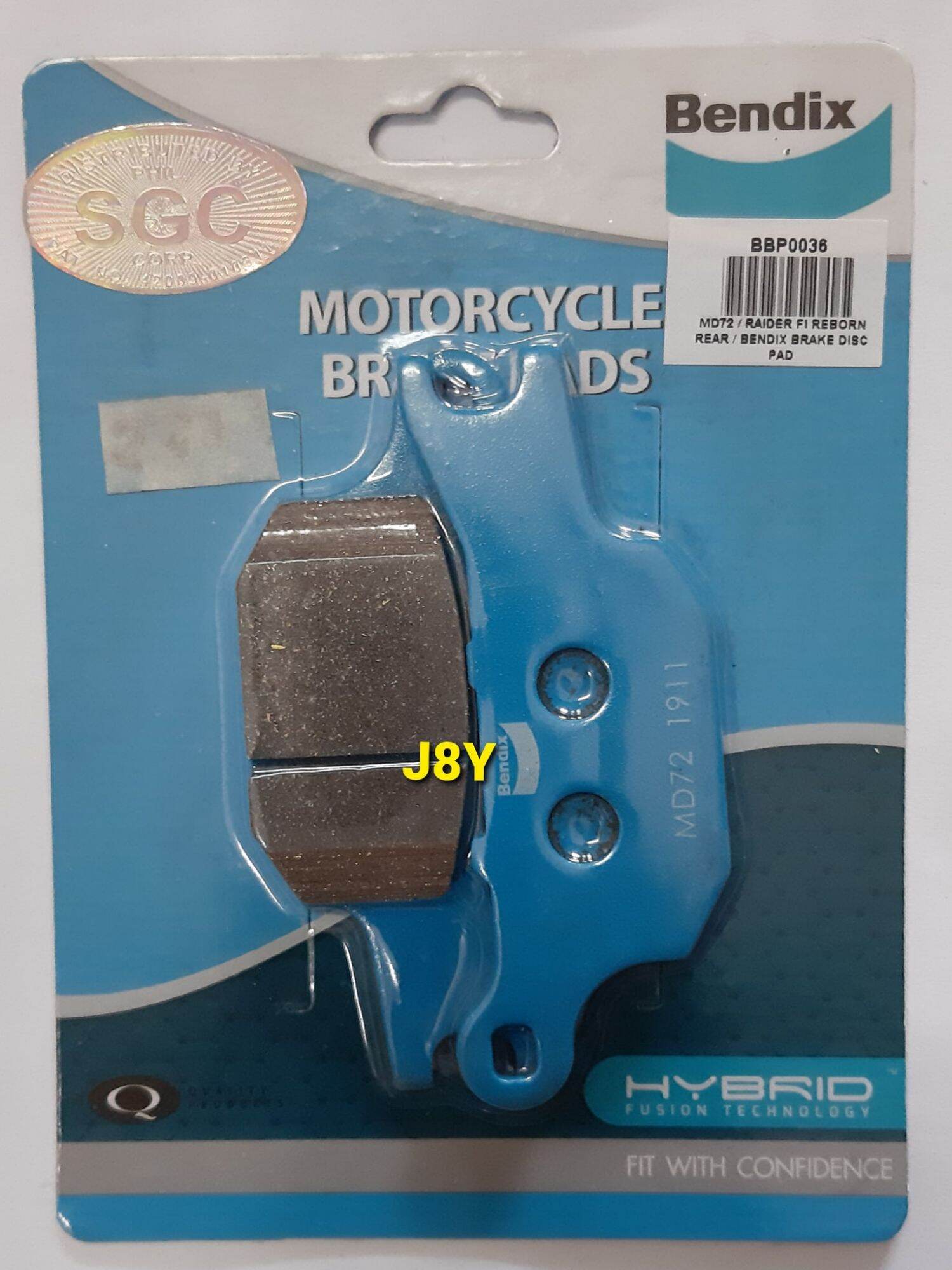 Raider 150 Fi Brake Pad BENDIX MD72 (Rear) | Lazada PH