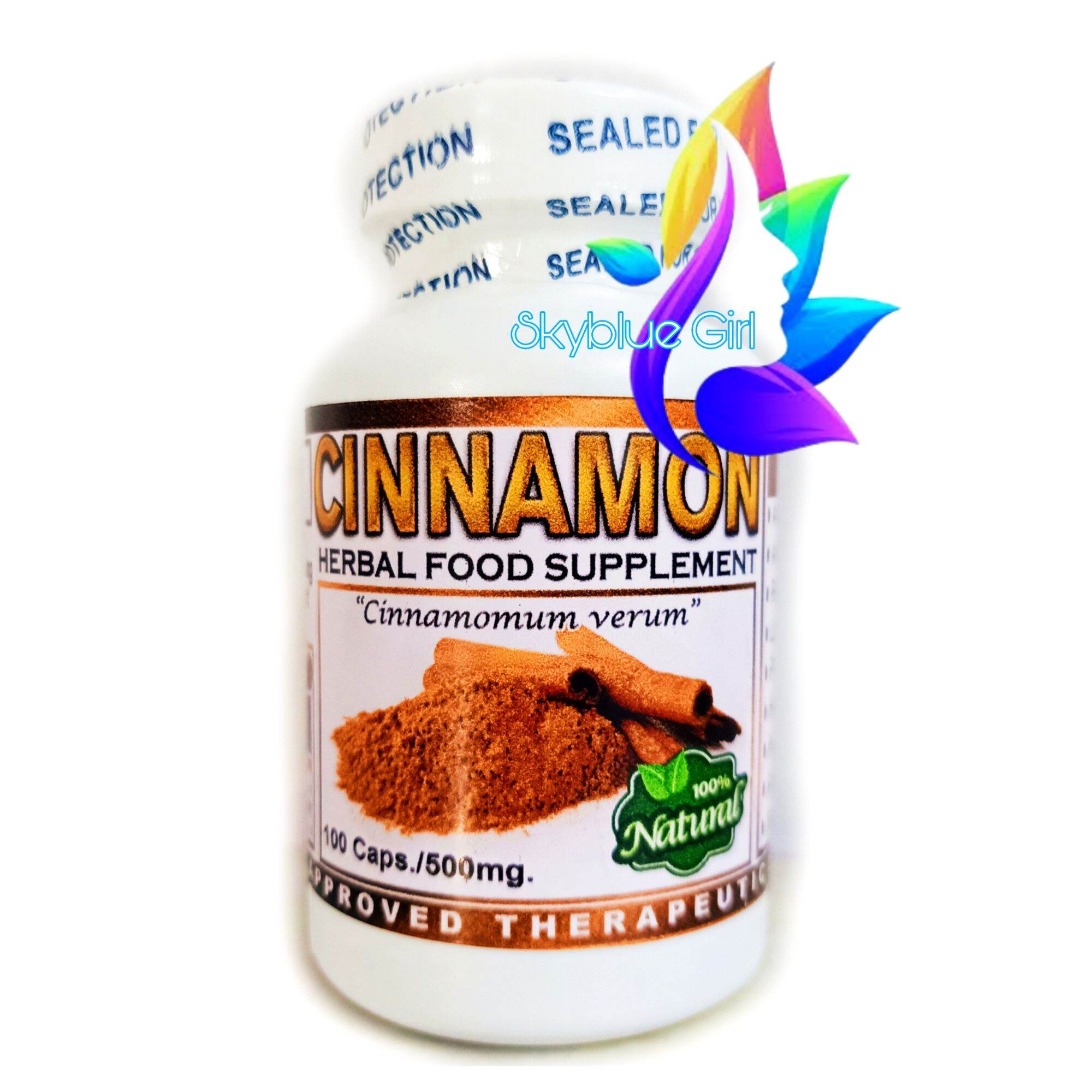 Cinnamon Capsule Herbal Food Supplement 100 Capsules 500mg | Lazada PH