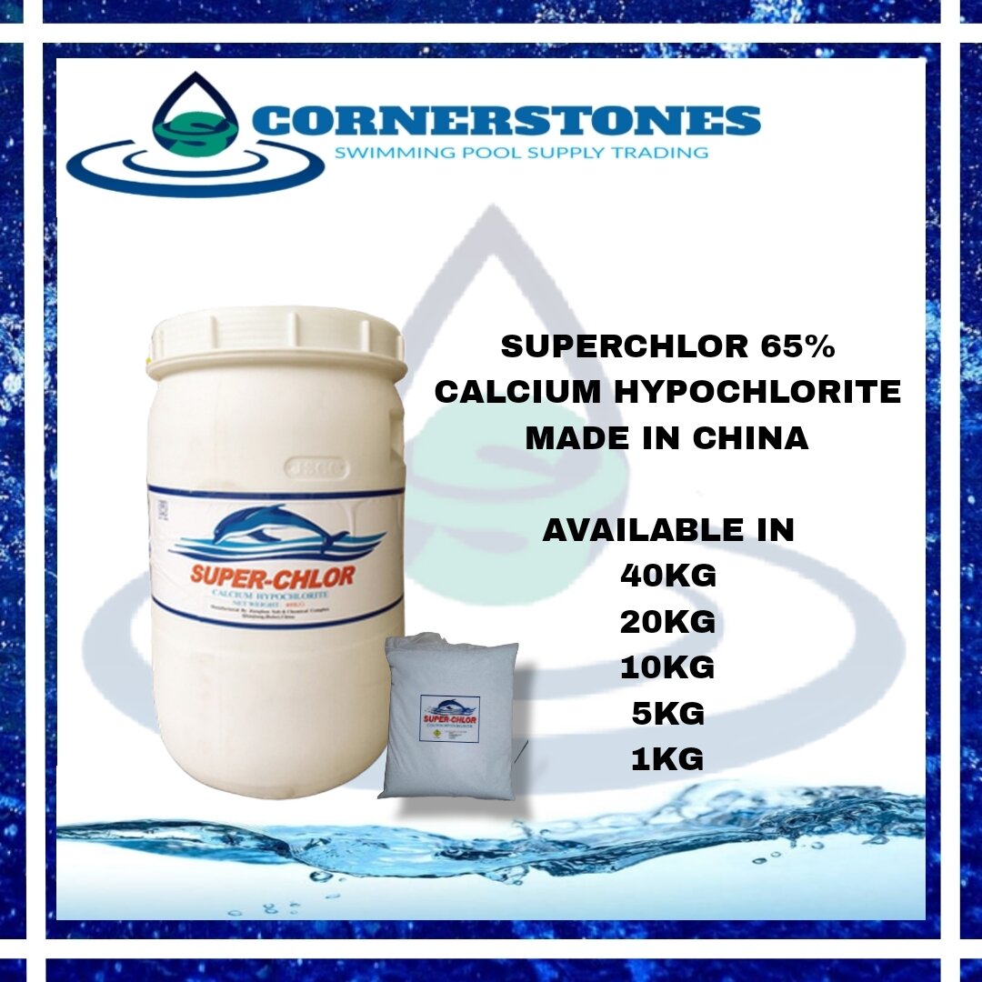 SUPERCHLOR Pool Chlorine Granulate 40kg | Lazada PH