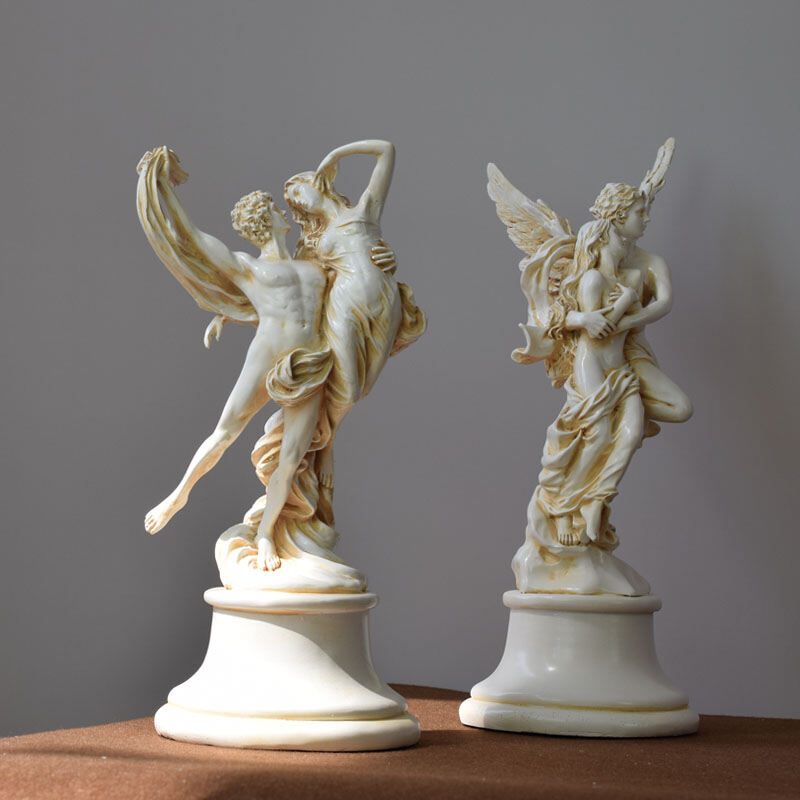 Creative Greek Athena Goddess Sculpture Statue Resin Angel Ornaments ...