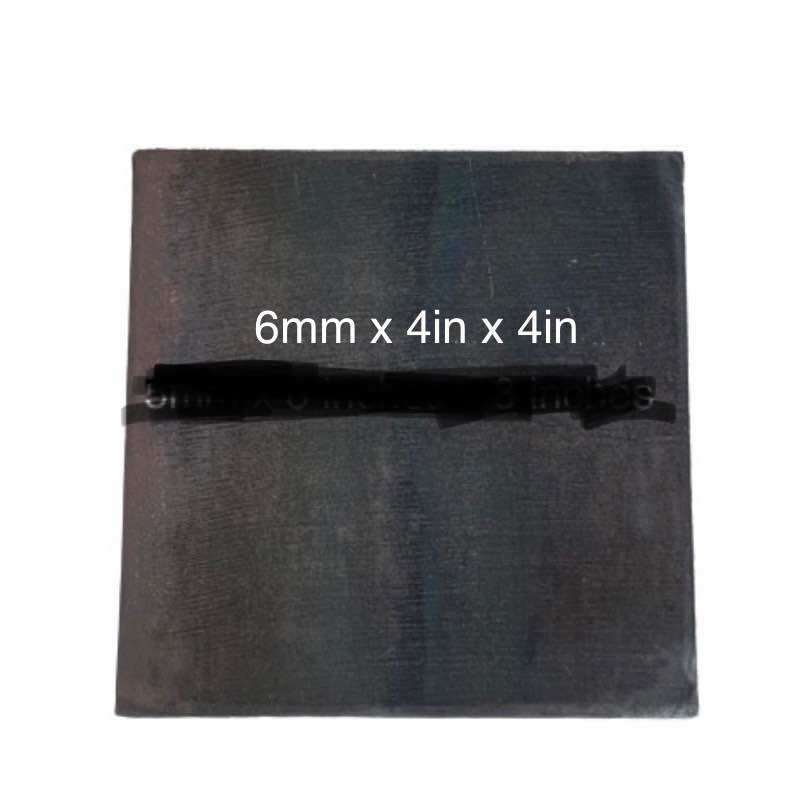 MS Steel Plate 6mm x 4 inches x 4 inches | Lazada PH