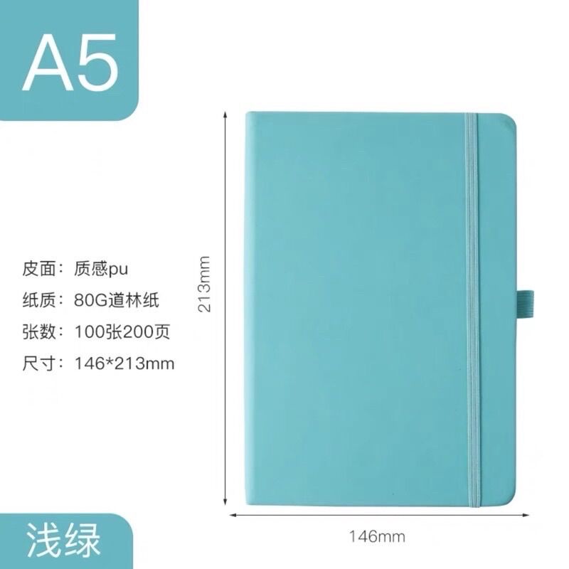 [A5 Size] Stationery 25K Moleskin Rubber Diary Strap Notebook w/ String ...