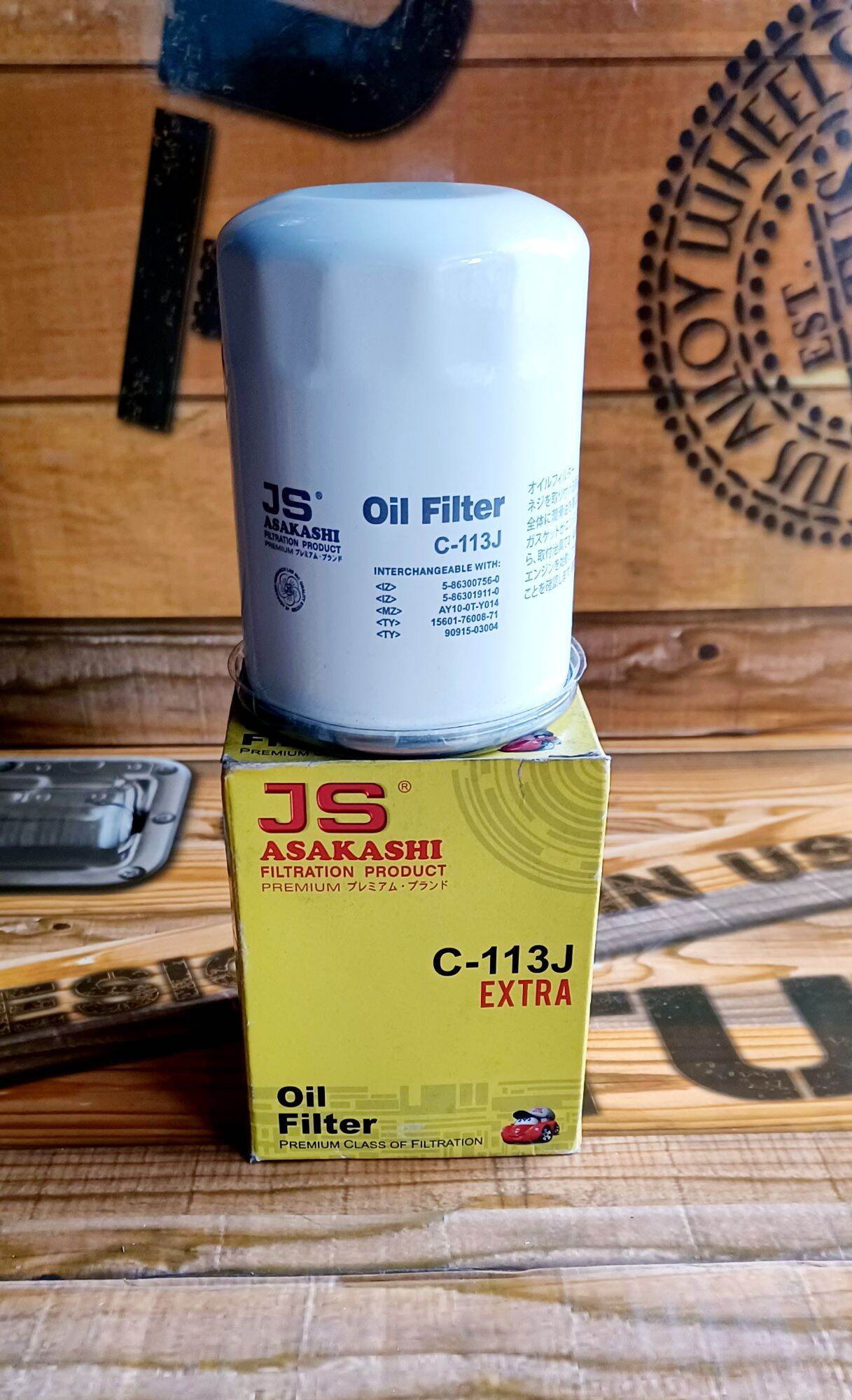 JS Oil filter C-113J for Toyota Corona, Rav4,previa, 4AGE engine,camry ...