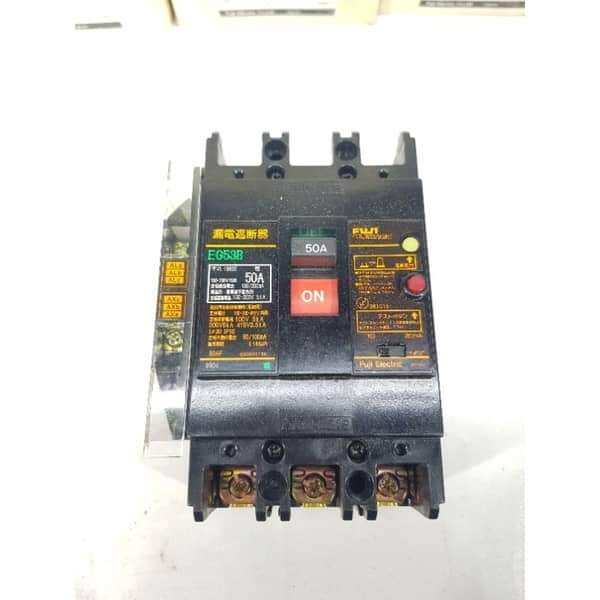 Circuit Breaker 50A 3Phase ELCB EG53B FUJI(Original Made in Japan ...