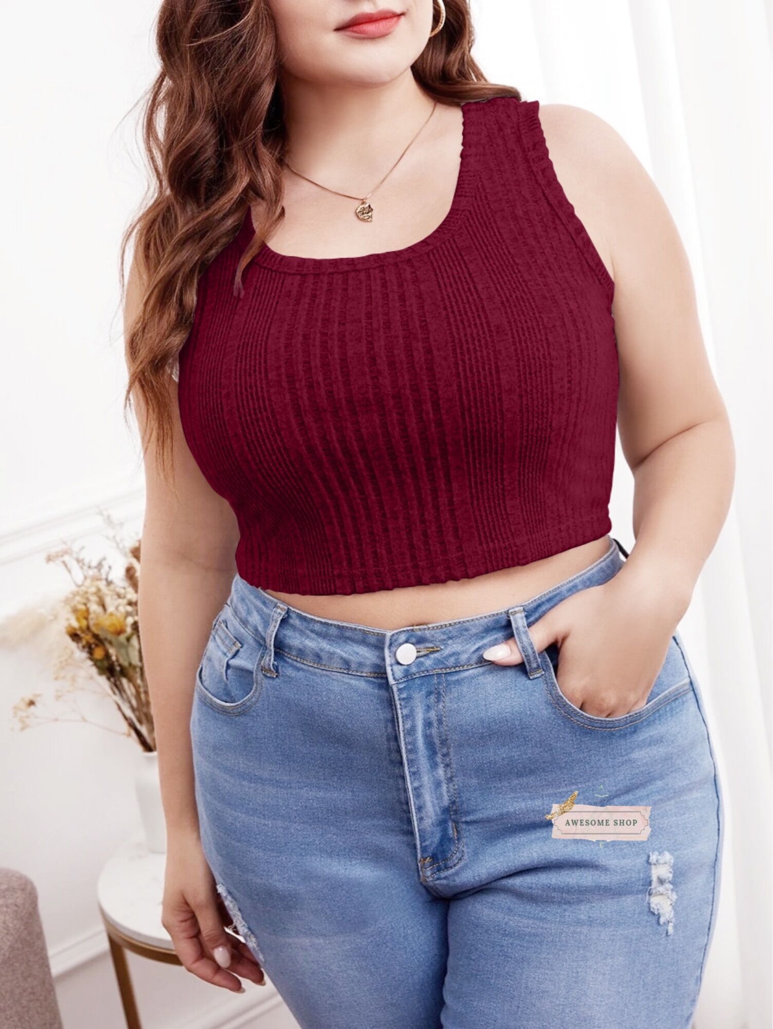 Awesome PLUS SIZE Basic Sando Top 31149# | Lazada PH