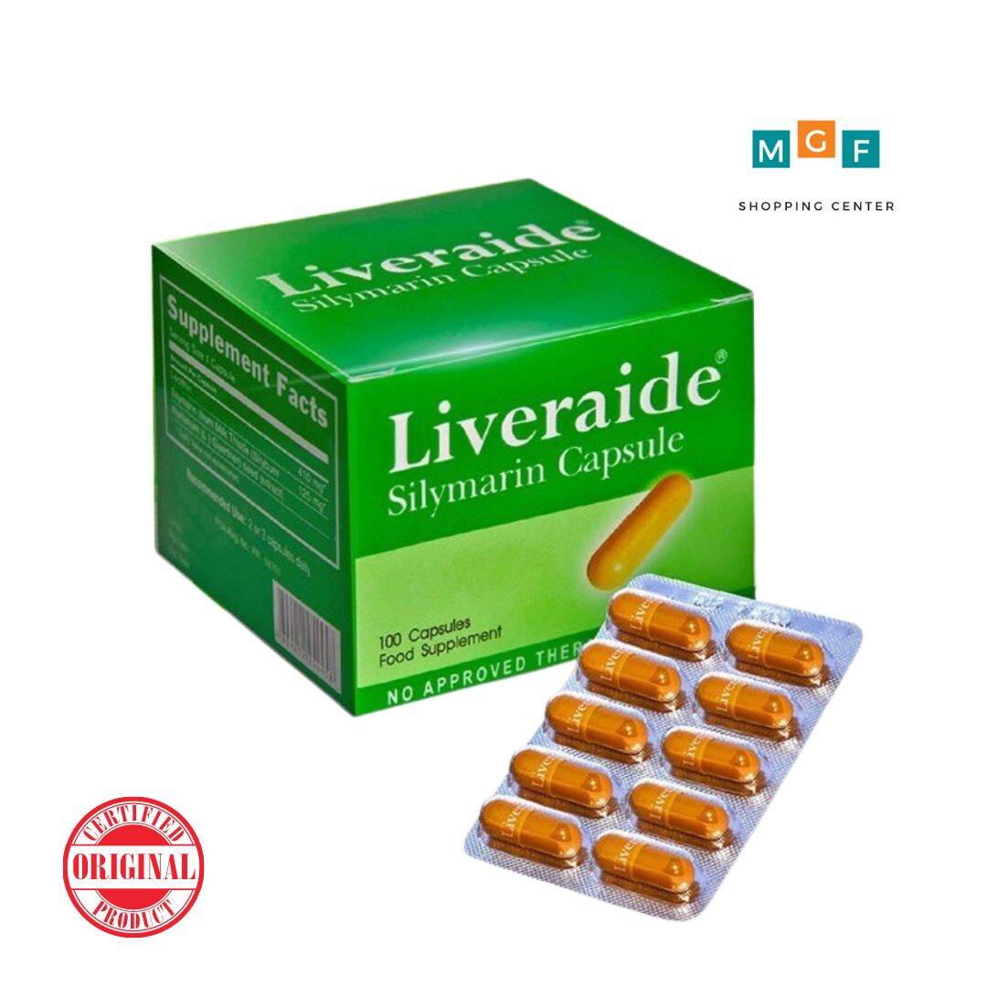 Liveraide Sylimarine Capsules (50/100 Capsules) | Lazada PH
