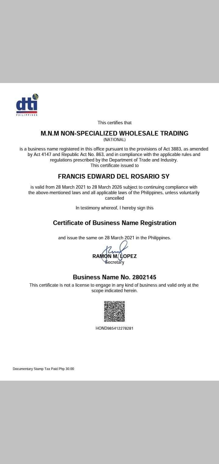 MNM Trading Official Store in the Philippines, Online Shop 03 2025