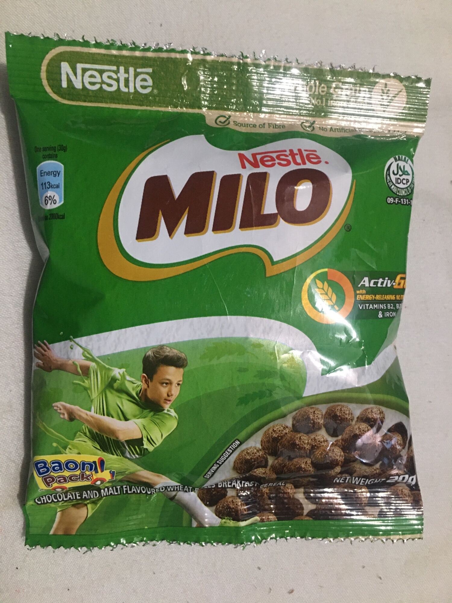 Milo chocolate and malt flavoured wheat breakfast cereals 20g | Lazada PH
