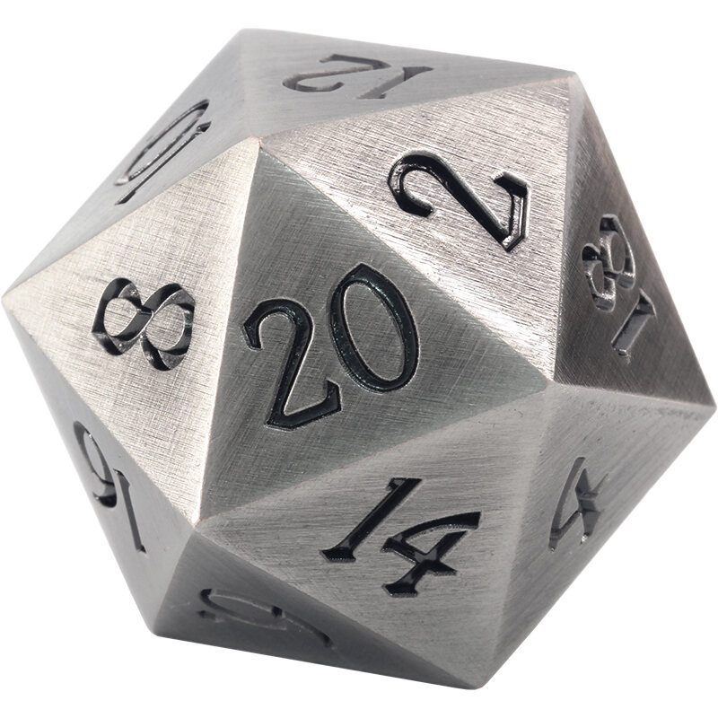 Various Types Large Small D20 Twenty-Sided Metal Dice Dice Fitness Ball ...