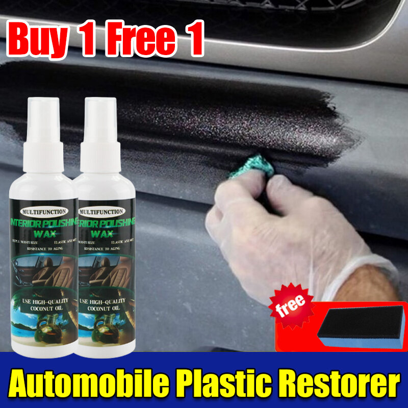 Formula Upgrade！GO Back to black car restorer Plastic restorer for car ...