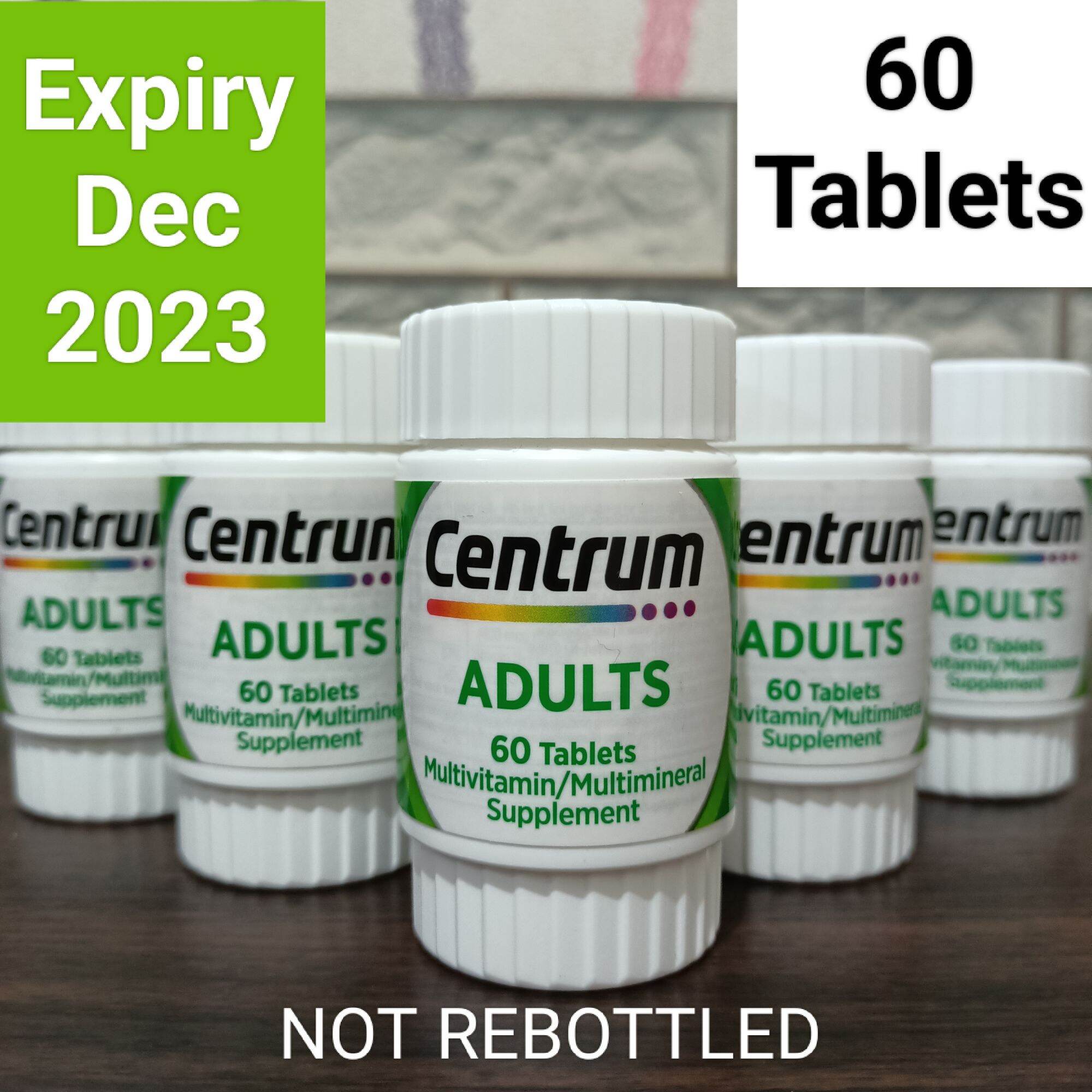 SALE⚠️EXPIRY DECEMBER 2023 Centrum Adults SEE BOTTLE SIZE- EXPIRY DATE ...