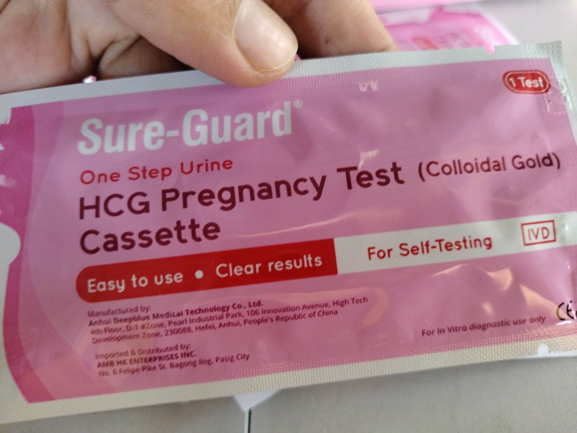 sureguard Prank pregnancy test cassette positive na | Lazada PH
