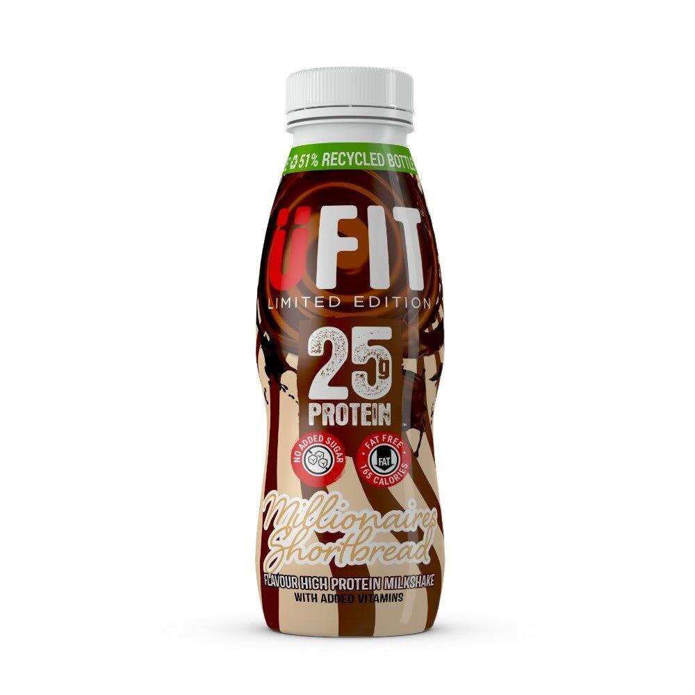 UFIT HIGH PROTEIN MILKSHAKE 330 ML MILLIONAIRE SHORTBREAD | Lazada PH